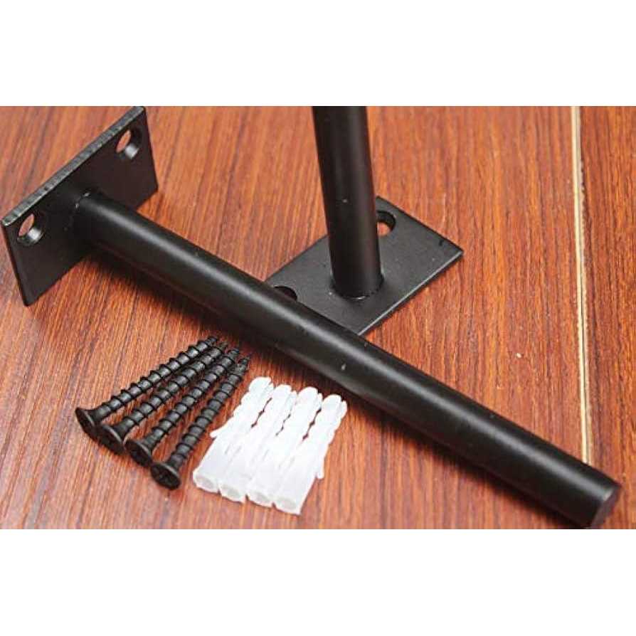 MHMYDZ 12 Pcs 6 Black Solid Steel Floating Shelf Bracket Blind Shelf ... MHMYDZ 12 Pcs 6 Black Solid Steel Floating Shelf Bracket Blind Shelf ...
