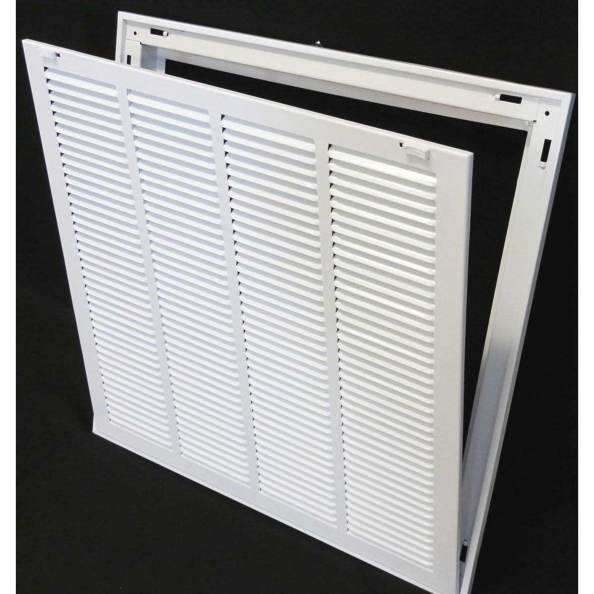 Steel Return Air Filter Grille For 1 Filter - Hardware&Tools Online Store