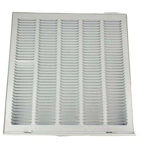 Everbilt 20 in. x 20 in. Steel Return Air Filter Grille in White ...