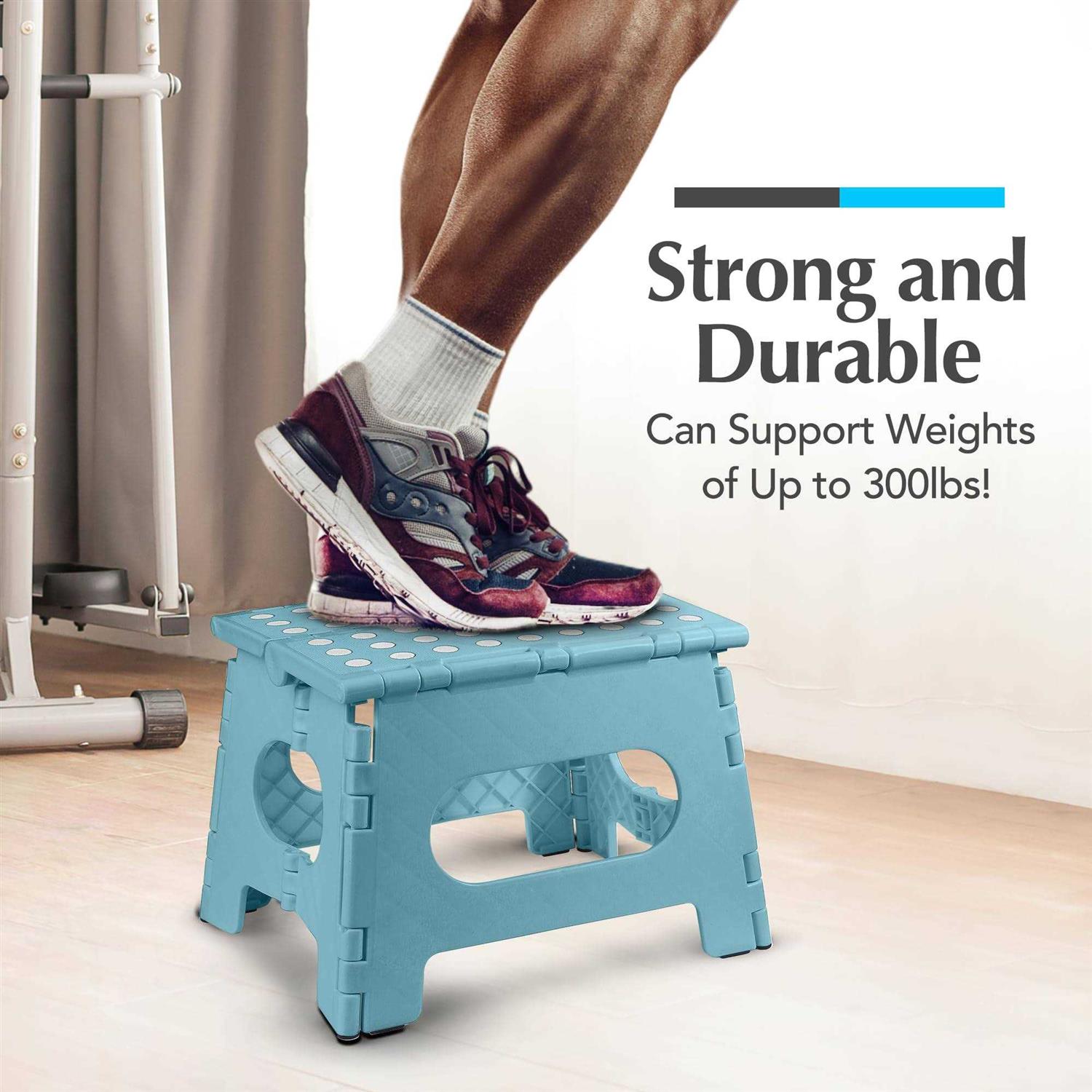 Folding Step Stool The Lightweight Step Stool is Sturdy Enough to ...