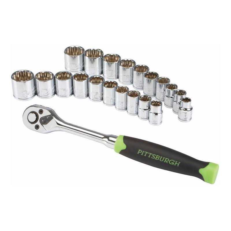 Pittsburgh SAE and Metric Go-Thru Socket Set 62305 - Hardware&Tools ...