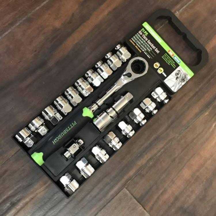 Pittsburgh SAE and Metric Go-Thru Socket Set 62305 - Hardware&Tools ...