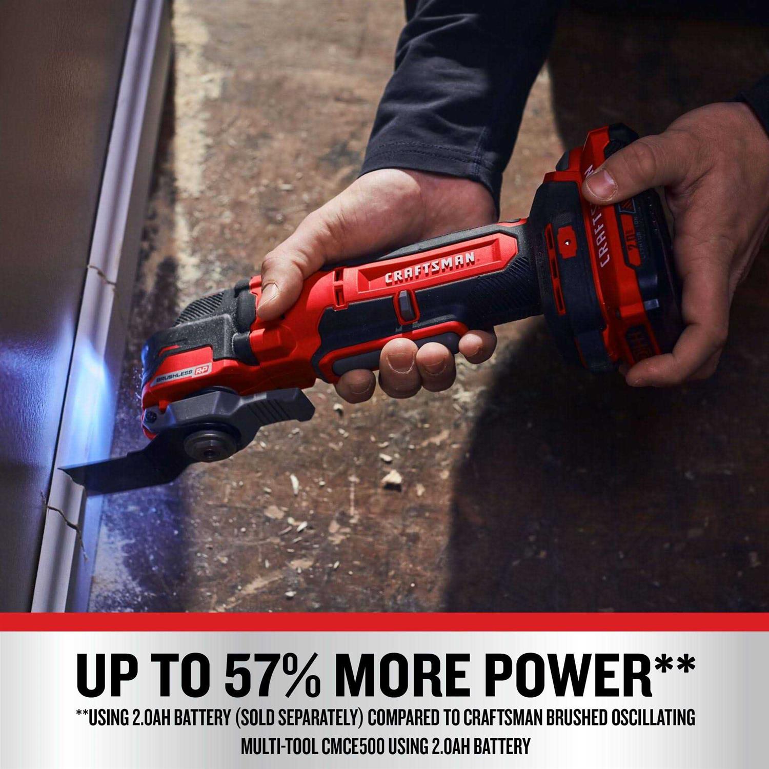 Craftsman Cordless Brushless 20-volt Max Variable Speed Oscillating ...