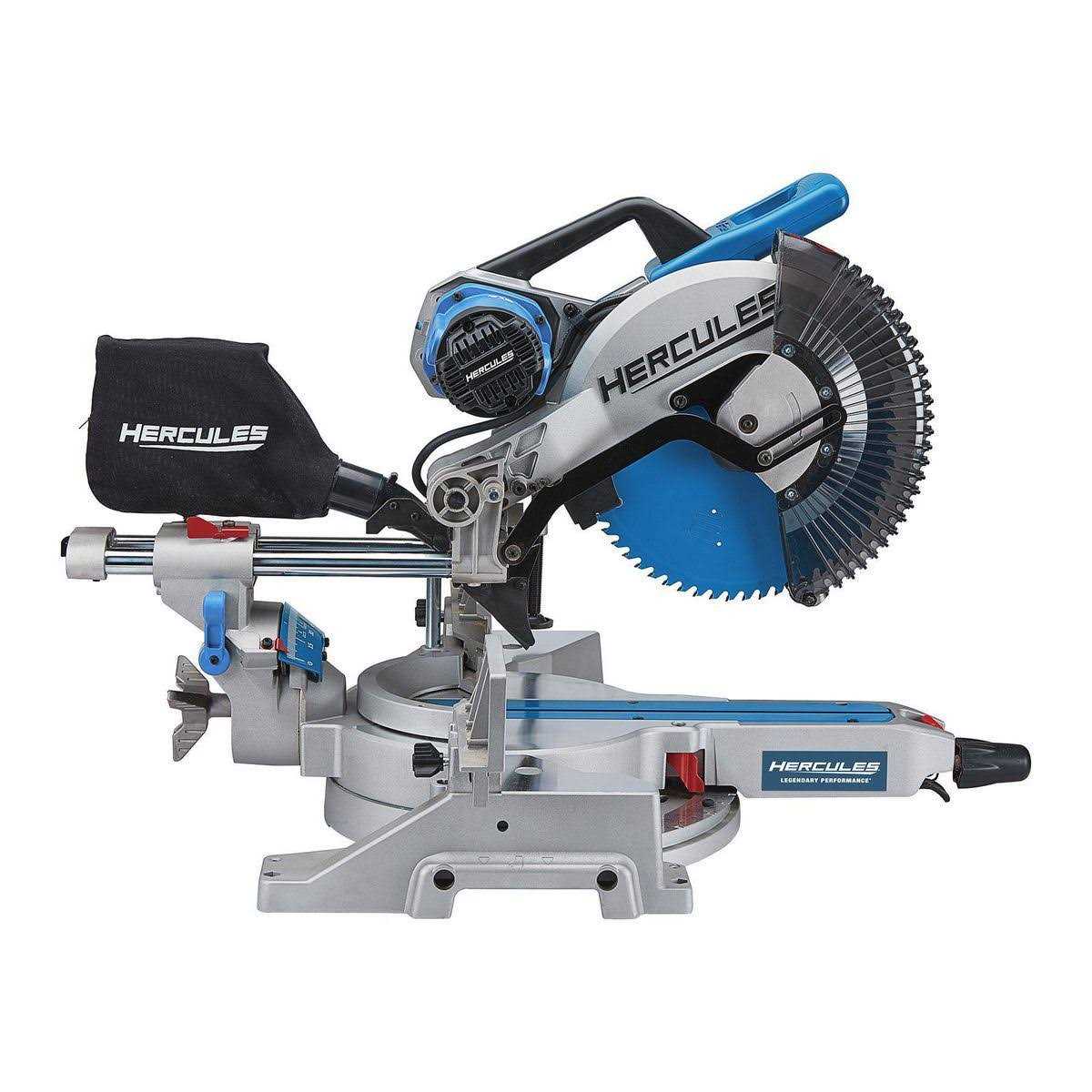 Hercules 12 in. Dual-Bevel Sliding Compound Miter Saw with Precision LED Shadow Guide - Hardware ...