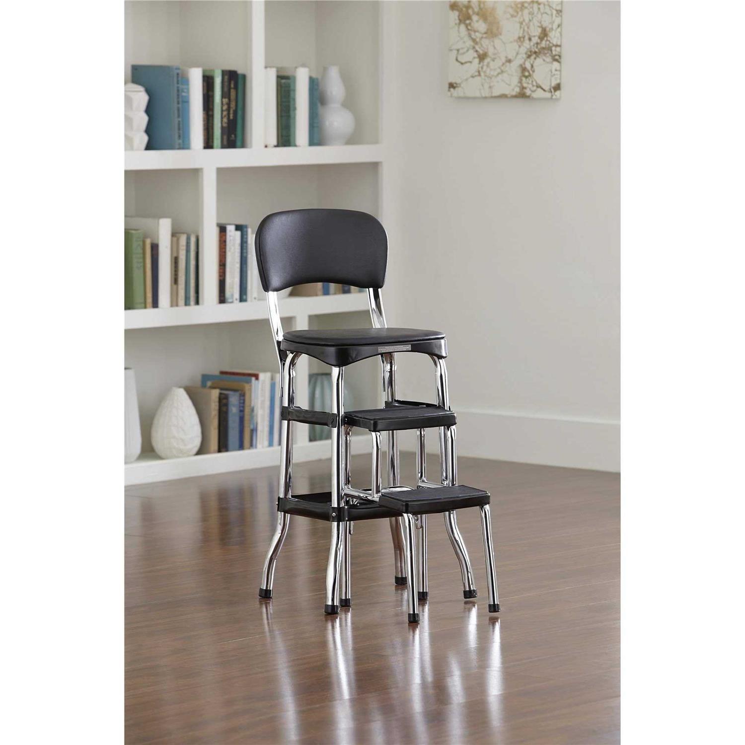 Cosco Black Retro Counter Chair / Step Stool - Hardware&Tools Online Store