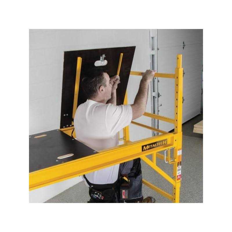 Metaltech Safeclimb Baker Style Scaffold Rolling Platform 1250 lbs ...