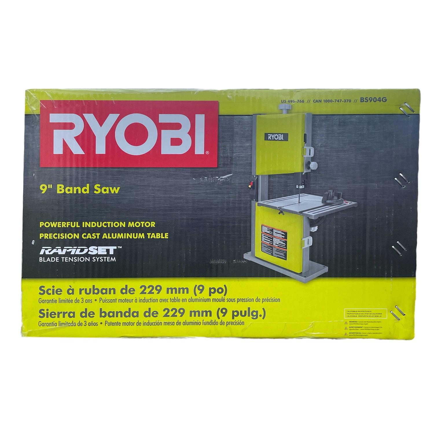 Ryobi BS904G 2.5 Amp 9 in. Band Saw - Hardware&Tools Online Store