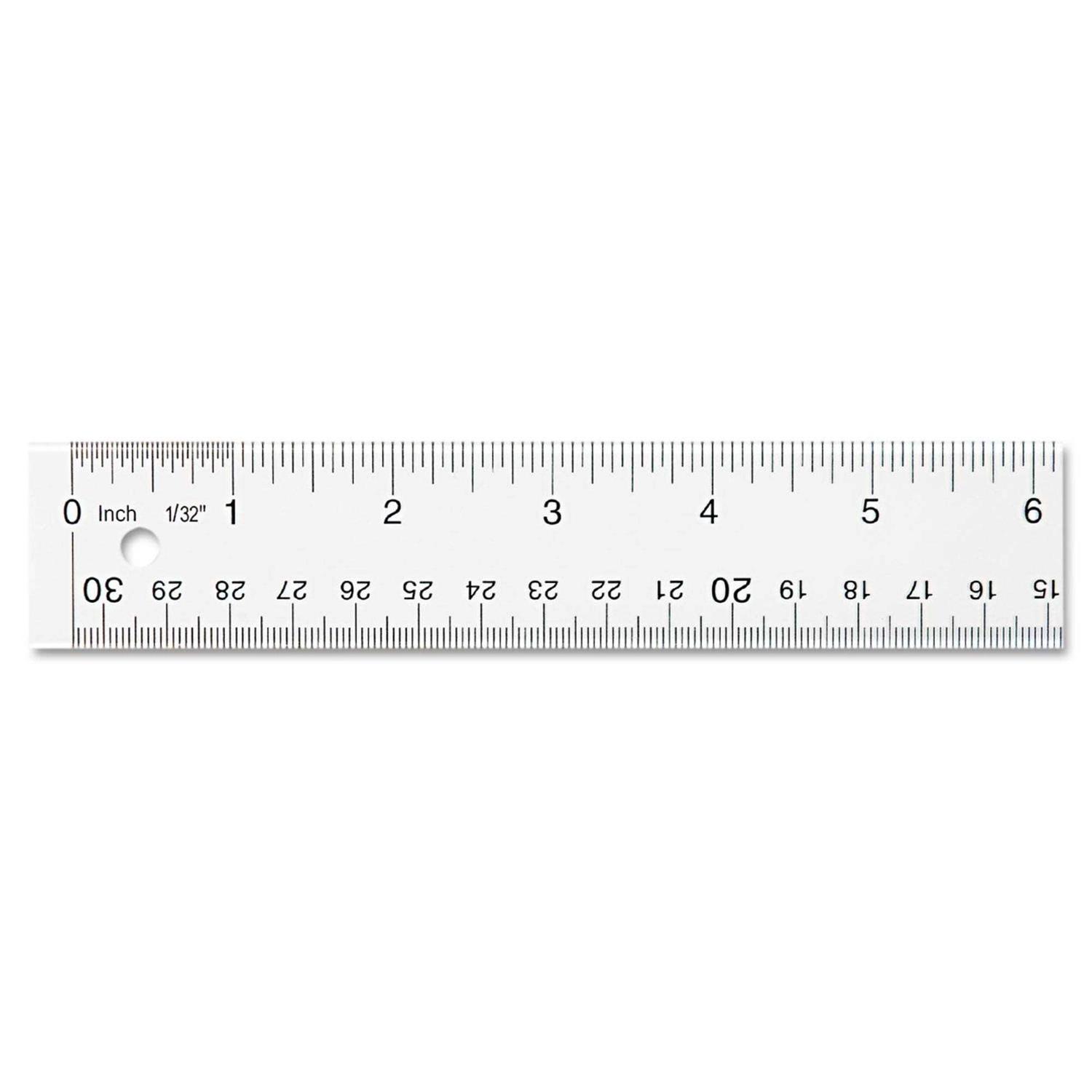 Westcott Acrylic See-Through Ruler - Hardware&Tools Online Store
