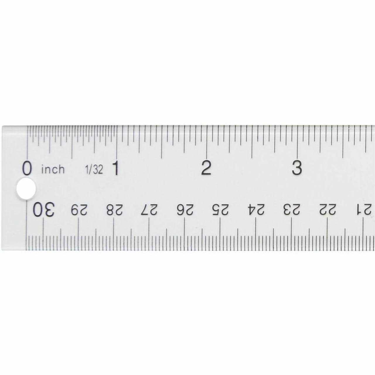 Westcott Acrylic See-Through Ruler - Hardware&Tools Online Store