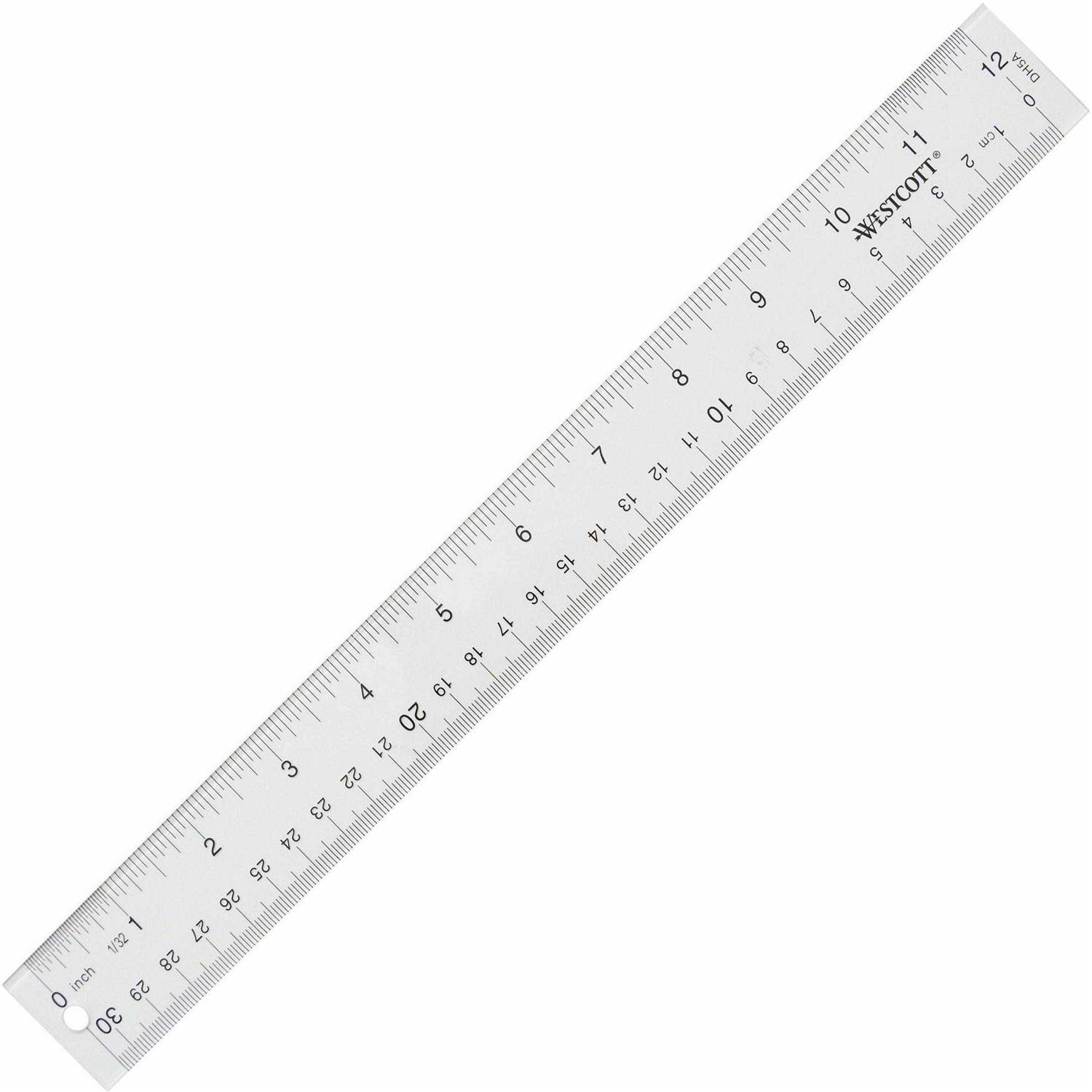 Westcott Acrylic See-Through Ruler - Hardware&Tools Online Store