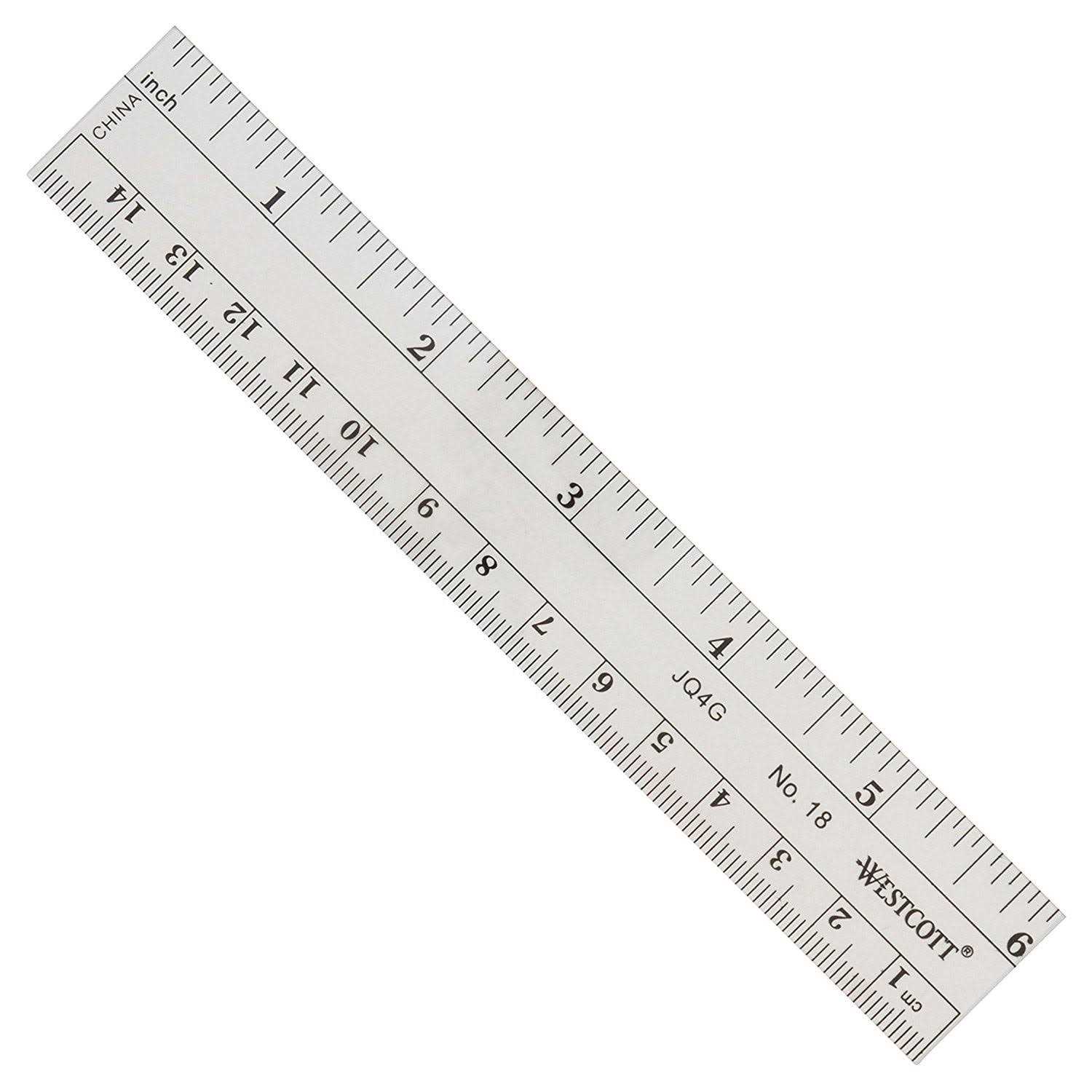 Westcott Acrylic See-Through Ruler - Hardware&Tools Online Store