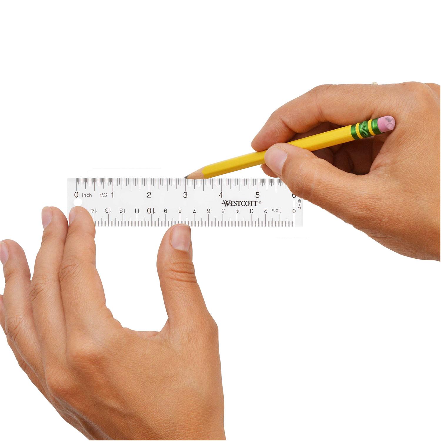 Westcott Acrylic See-Through Ruler - Hardware&Tools Online Store
