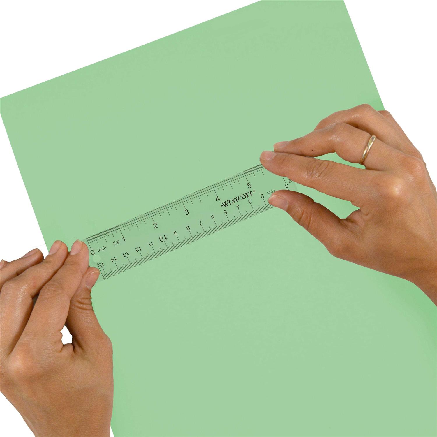 Westcott Acrylic See-Through Ruler - Hardware&Tools Online Store