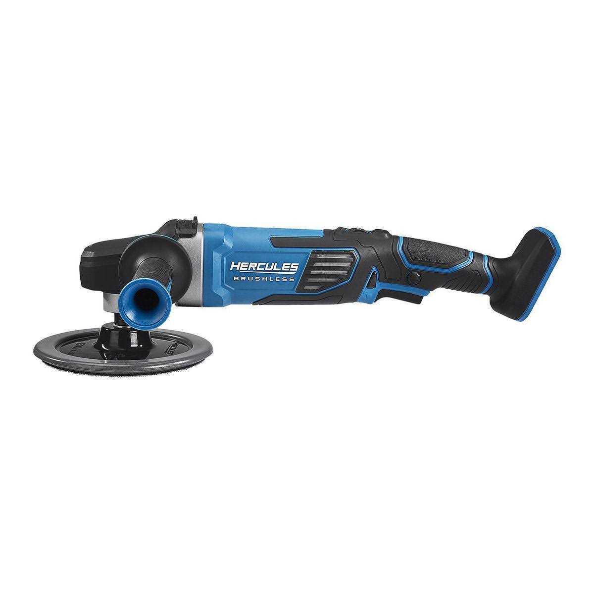 Hercules 20V Brushless Cordless 7 in. Variable-Speed Rotary Polisher ...