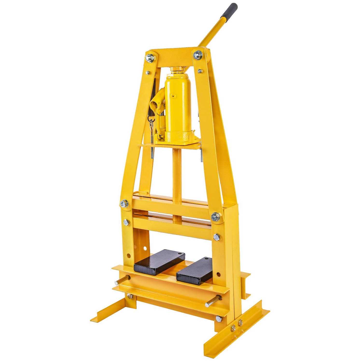 JEGS 81635 Hydraulic A-Frame Shop Press 6-Ton Bench Top Mount Working ...