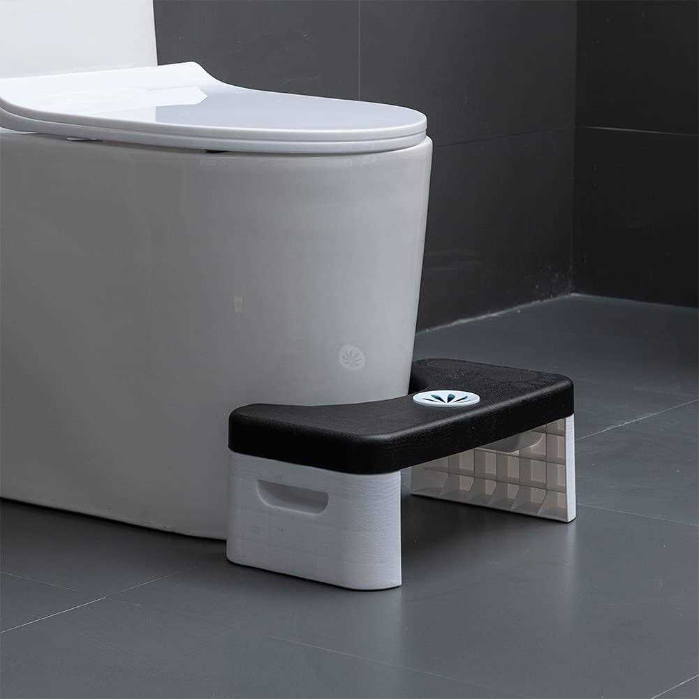 Folding Toilet Stool Foldable Poop Stool with Fragrance Position ...