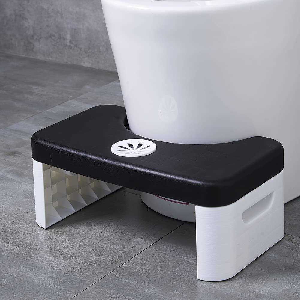 Folding Toilet Stool Foldable Poop Stool with Fragrance Position ...