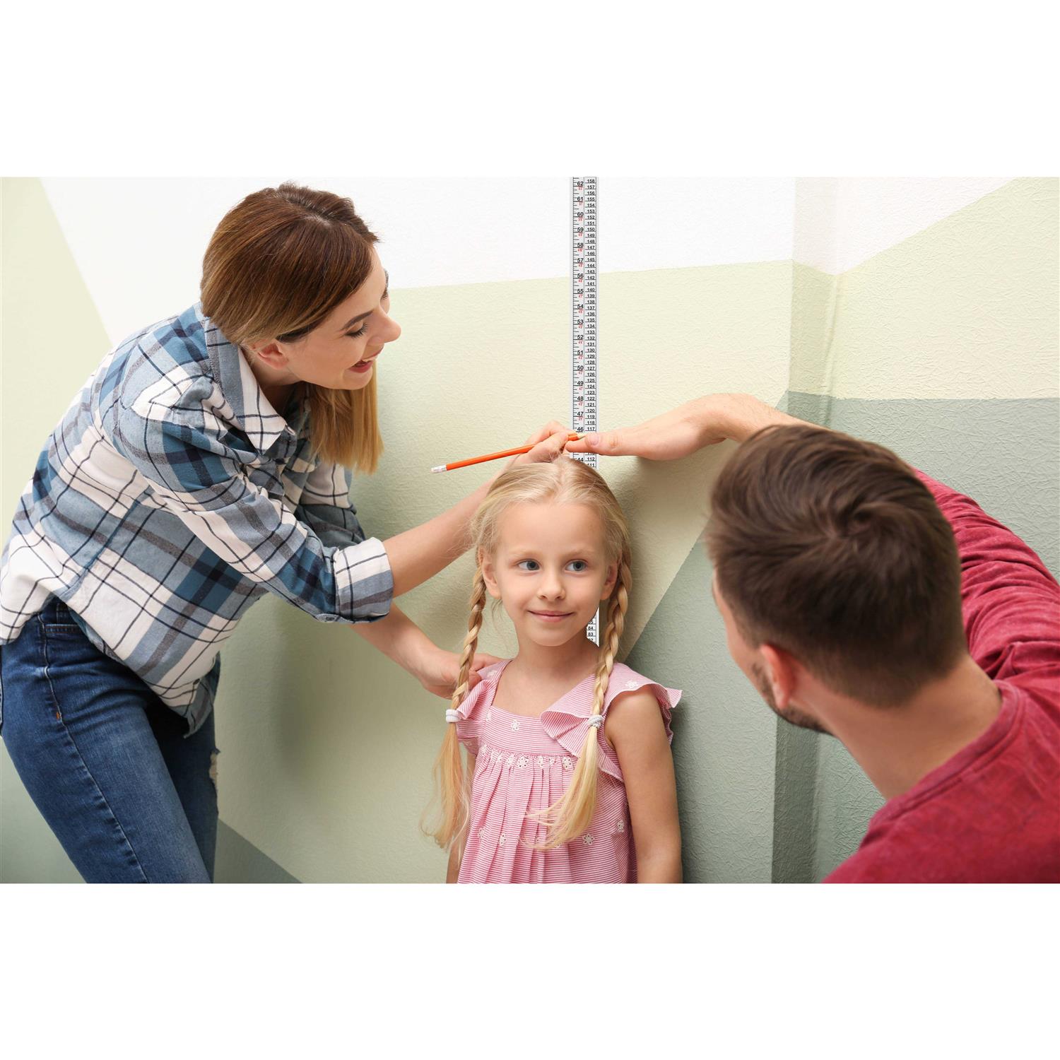 Height Indicator Adhesive Ruler American-Made 7 Foot Ruler on a Sticker ...