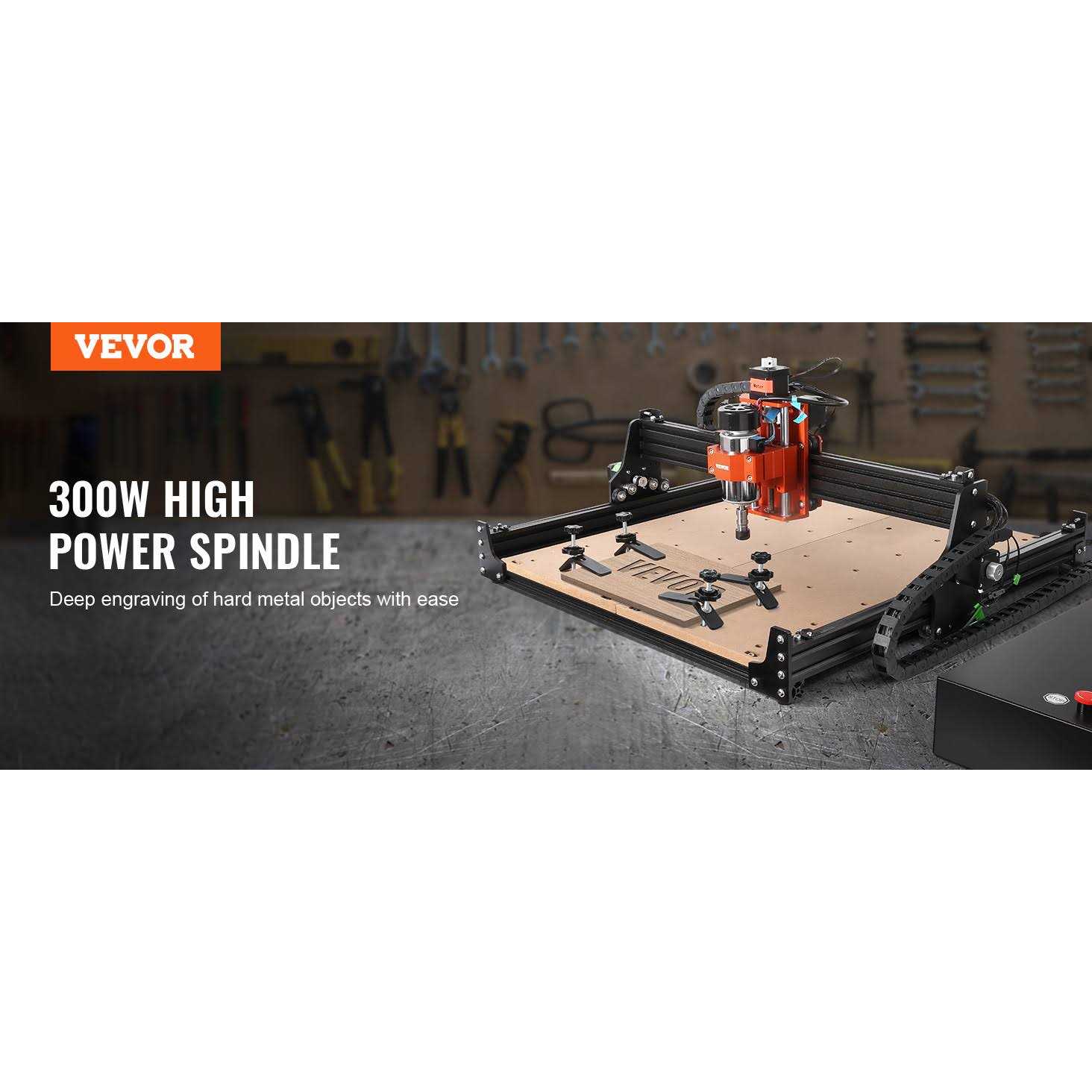 VEVOR CNC Router Machine 300W 3 Axis GRBL Control Wood Engraving ...