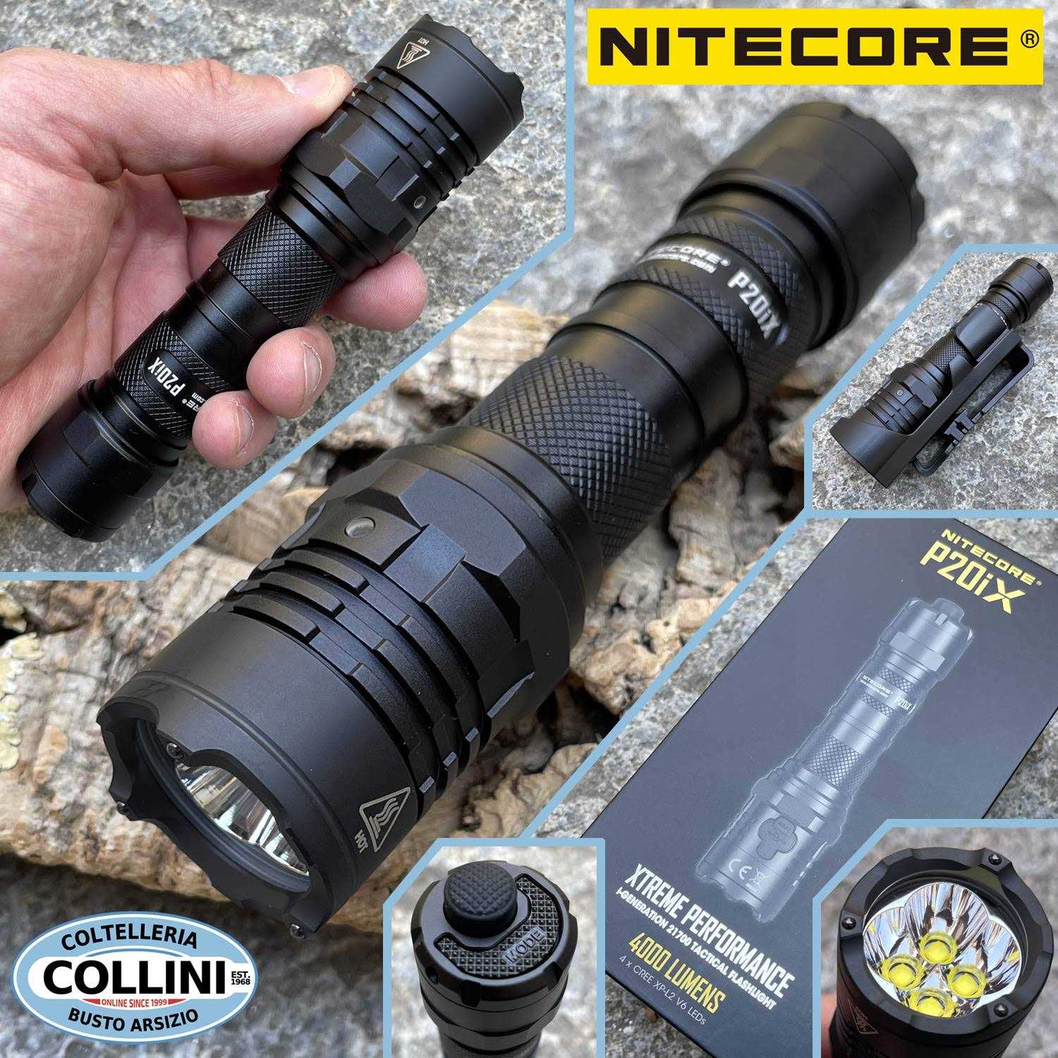 Nitecore P20iX 4000 Lumen USB-C Rechargeable Flashlight - Hardware ...