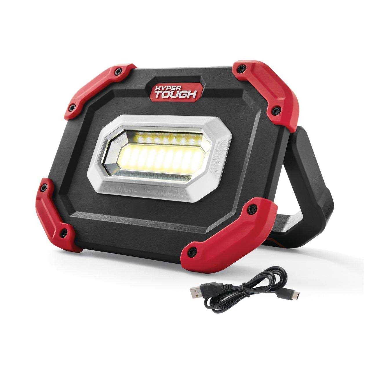 Hyper Tough 1200 Lumen LED Rechargeable Work Light - Hardware&Tools ...