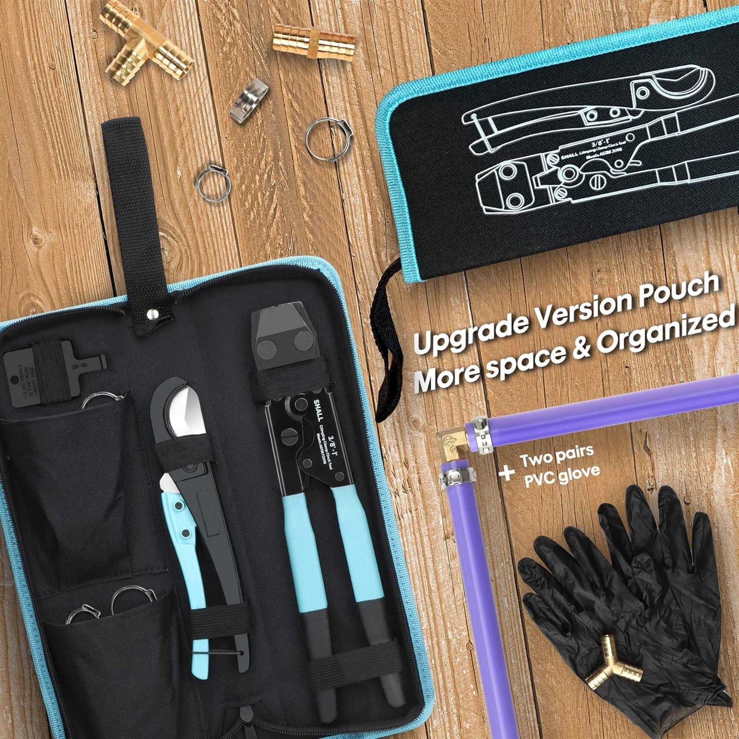 SHALL Pex Crimping Clamp Cinch Tool and Pipe Hose Cutter Pipe Fitting ...