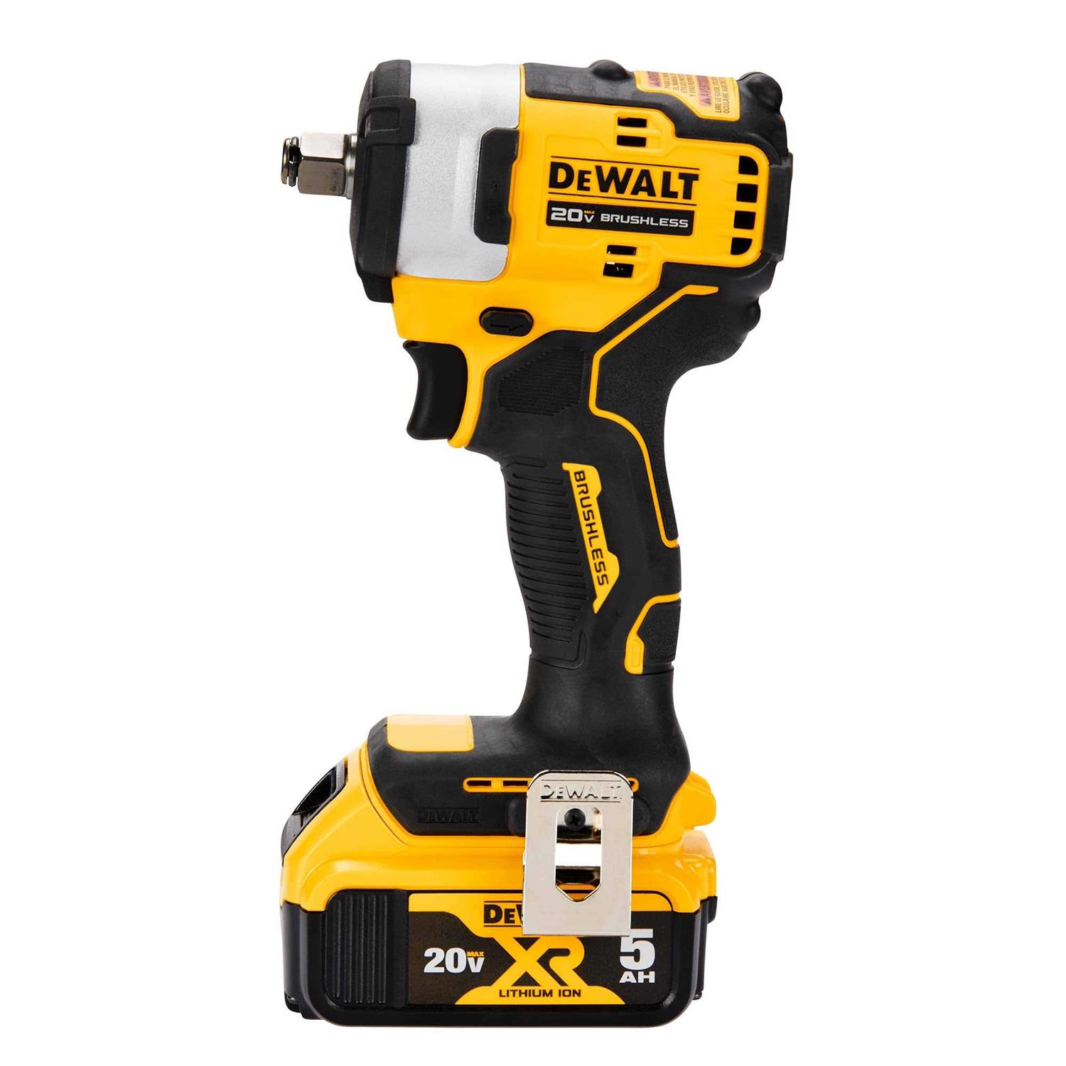 Dewalt 20V MAX 1/2 in. Cordless Impact Wrench with Hog Ring Anvil Kit ...