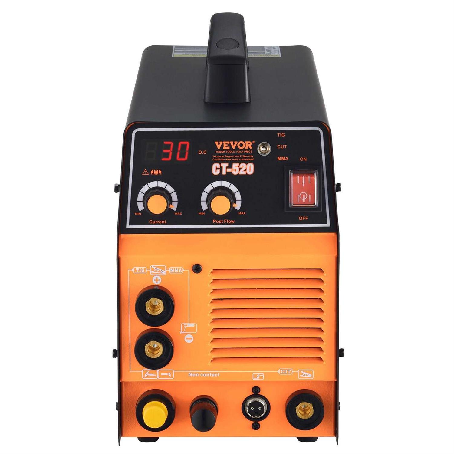 VEVOR 3 in 1 Plasma Cutter Welder Machine CT-520 TIG/MMA Plasma Cutter ...