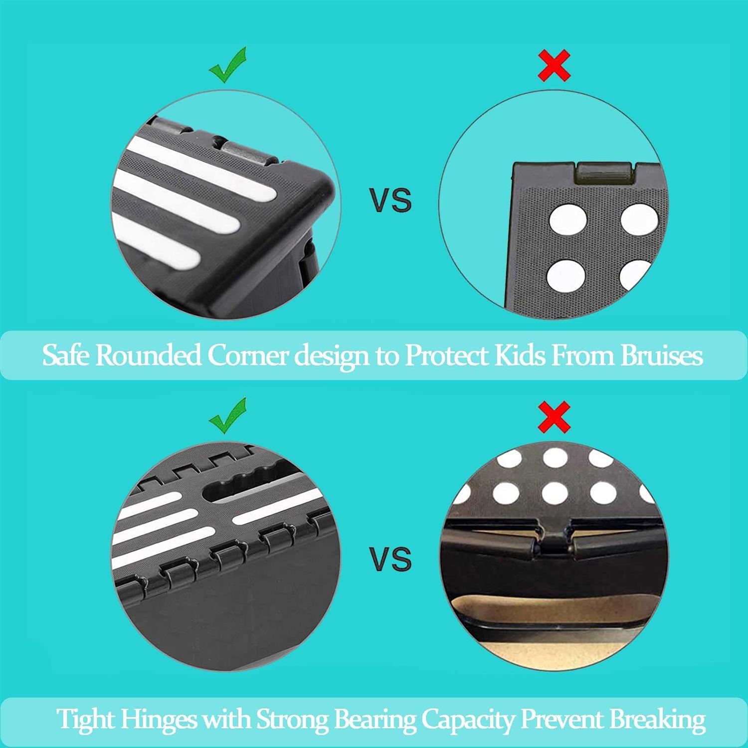 wefaner 5 inch Portable Folding Step The Lightweight Step Stool is ...