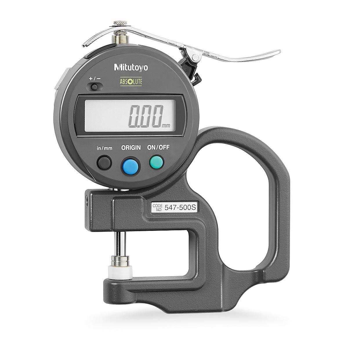 Mitutoyo Digital Thickness Gauge 547-500S - Hardware&Tools Online Store