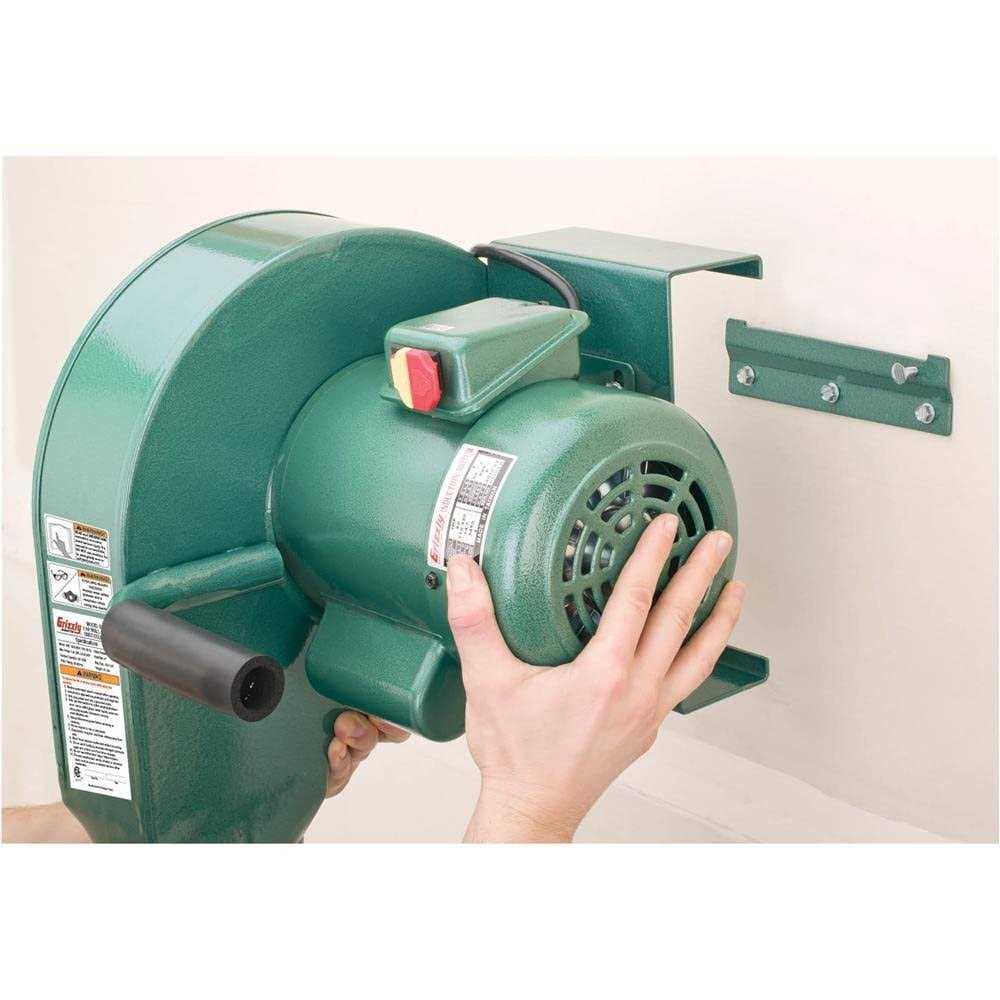 Grizzly Industrial 1 HP Wall Hanging Dust Collector - Hardware&Tools ...