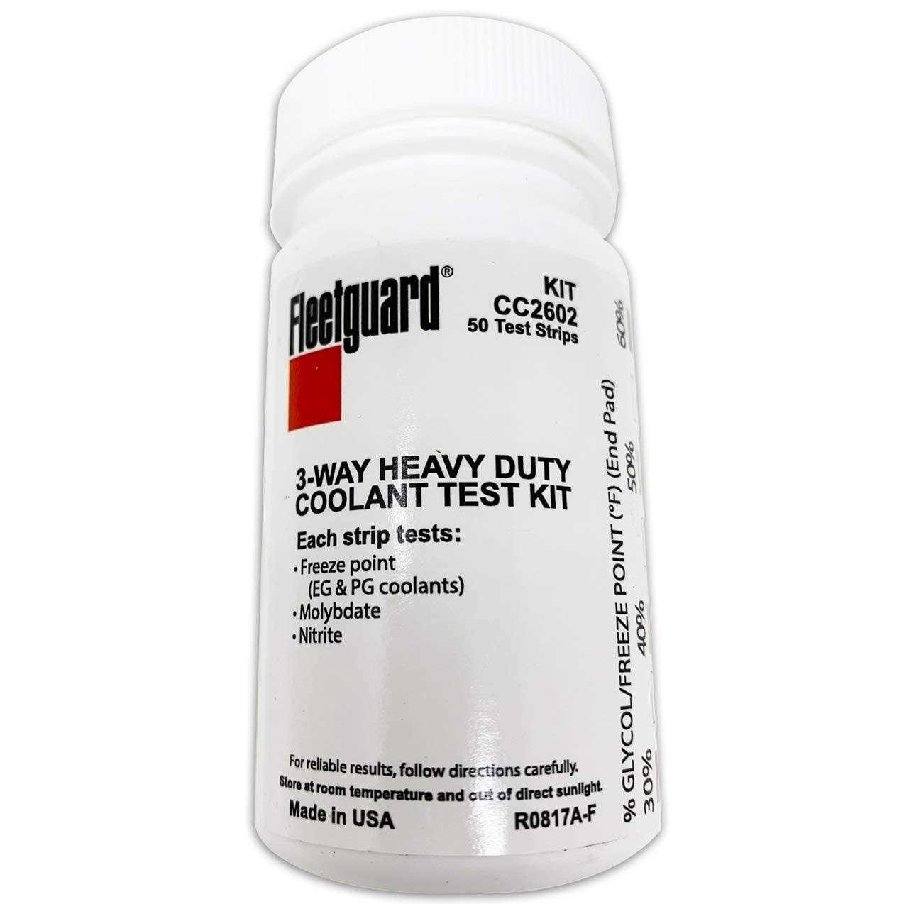 Fleetguard CC2602 Coolant Test Kit - Hardware&Tools Online Store