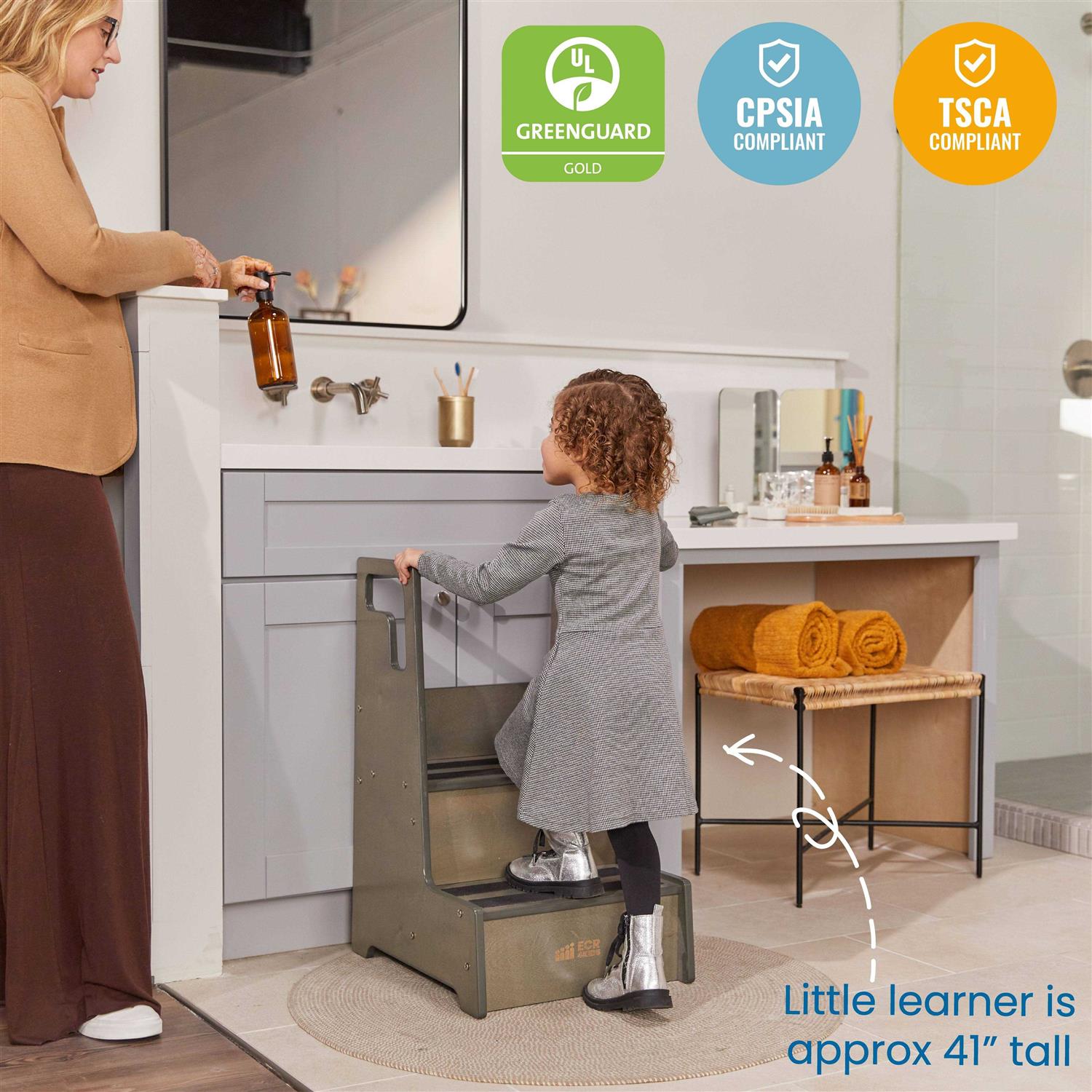 ECR4Kids Reach-Up Step Stool with Handles - Hardware&Tools Online Store