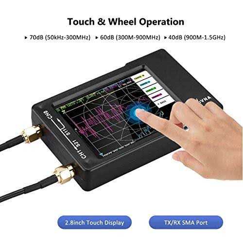 Seesii Nanovna-H Vector Network Analyzer,10KHz-1.5GHz Mf Hf Vhf Uhf ...