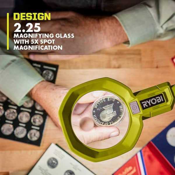 Ryobi ONE+ 18V Cordless LED Magnifying Clamp Light 2-Pack - Hardware ...