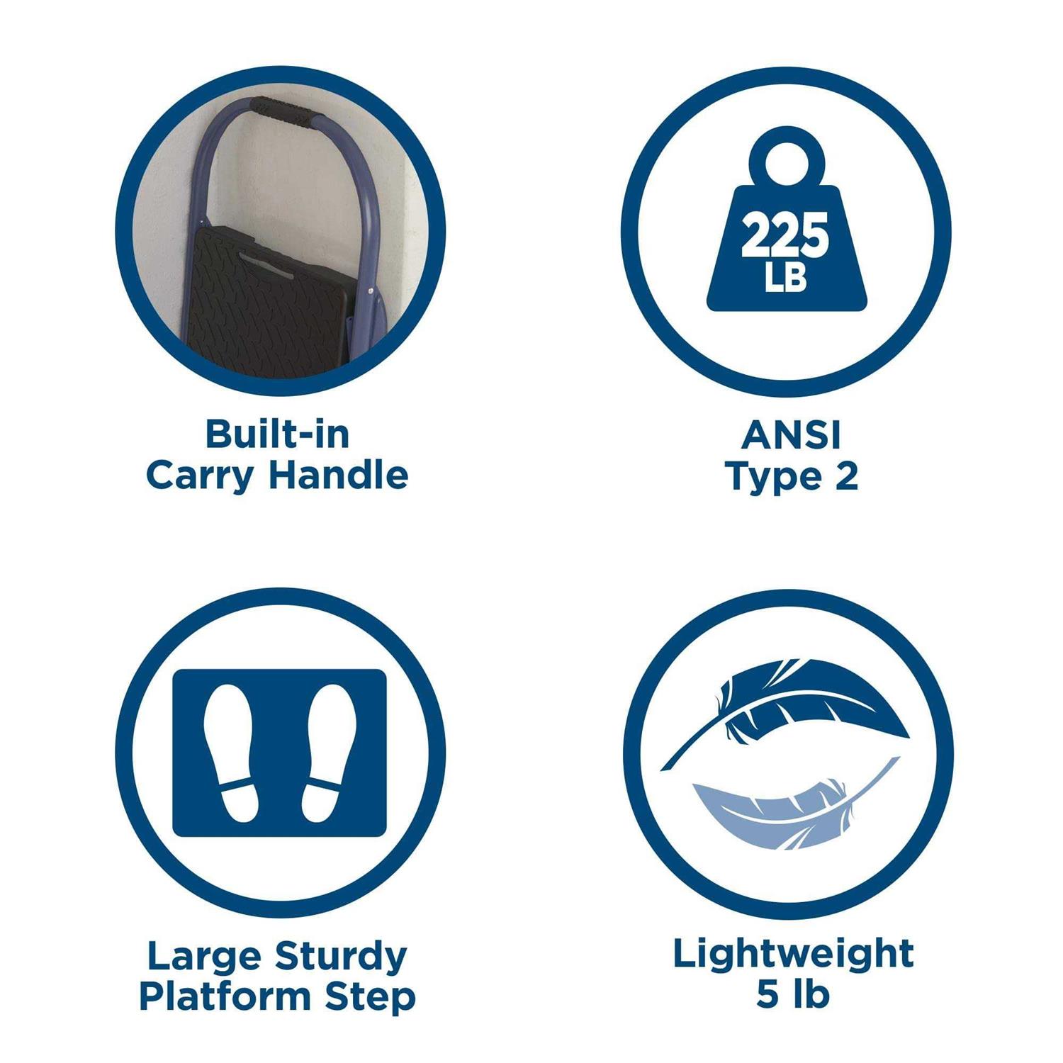 COSCO 1-Step Folding Big Step Step Stool - Hardware&Tools Online Store