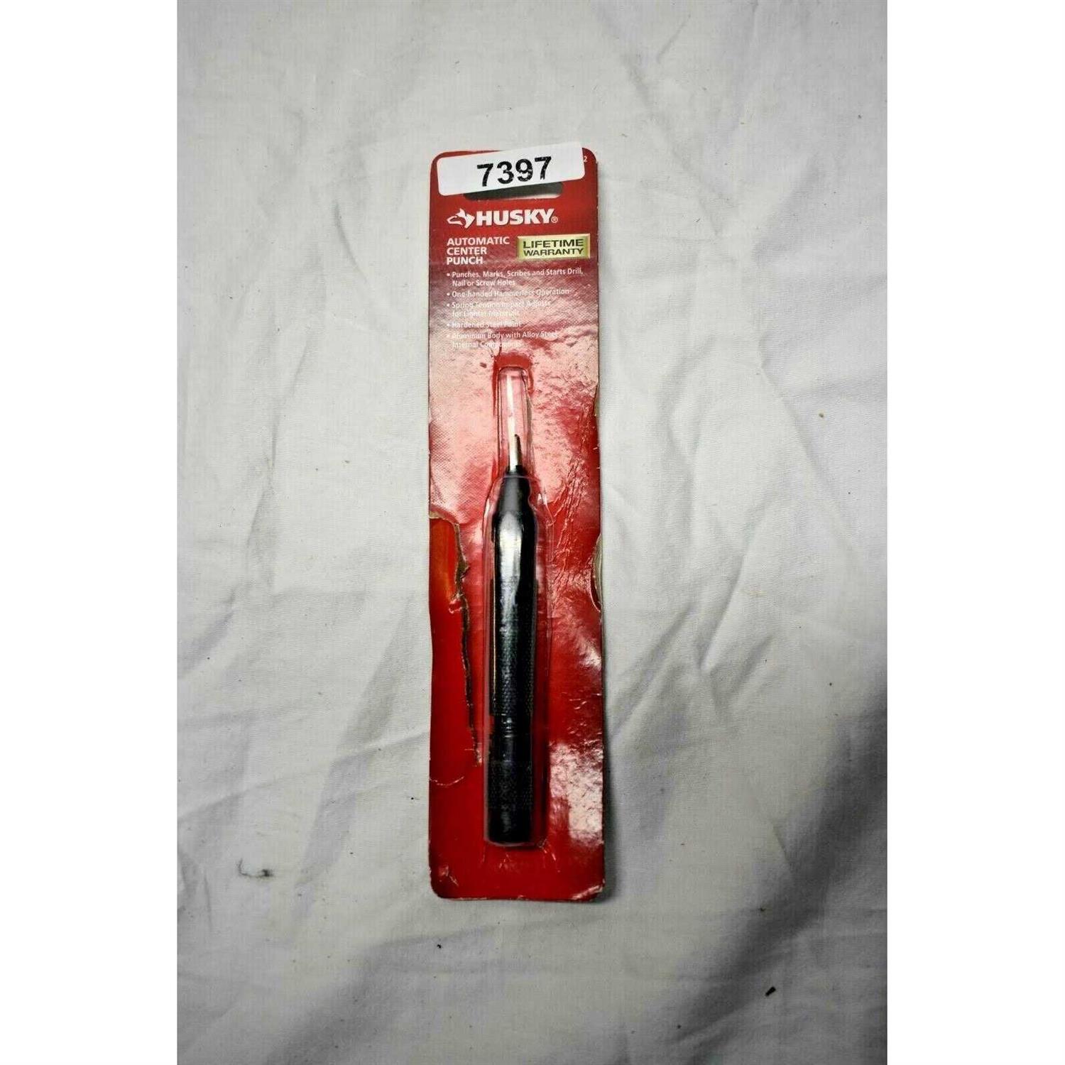 Husky 6 in. Automatic Spring Loaded Center Hole Punch - Hardware&Tools ...