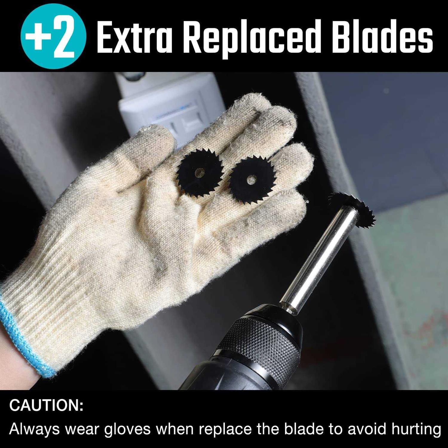 DuraTech Inside Pipe Cutter with 2 Replaced Blades, for PVC and Plastic ...