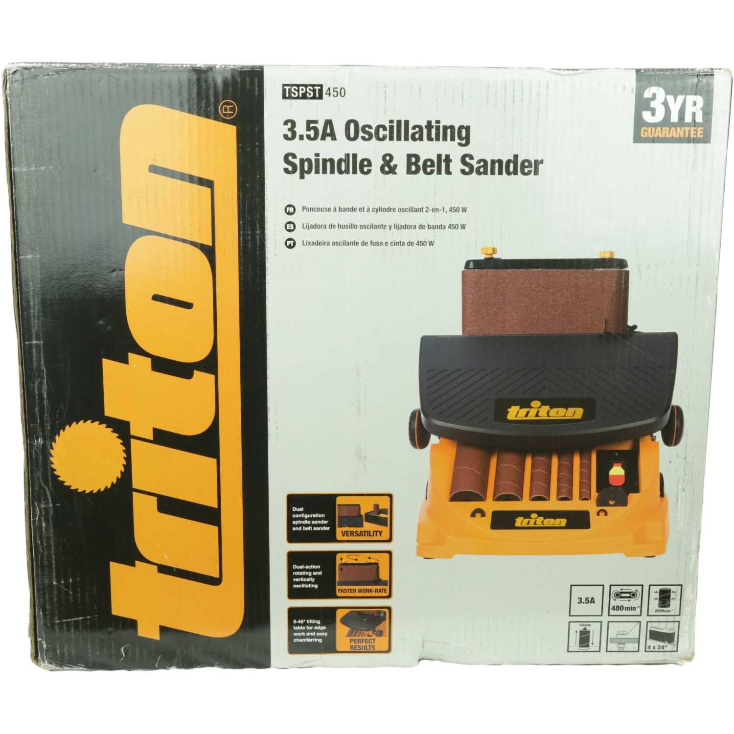 Triton Oscillating Spindle & Belt Sander TSPST450 - Hardware&Tools ...