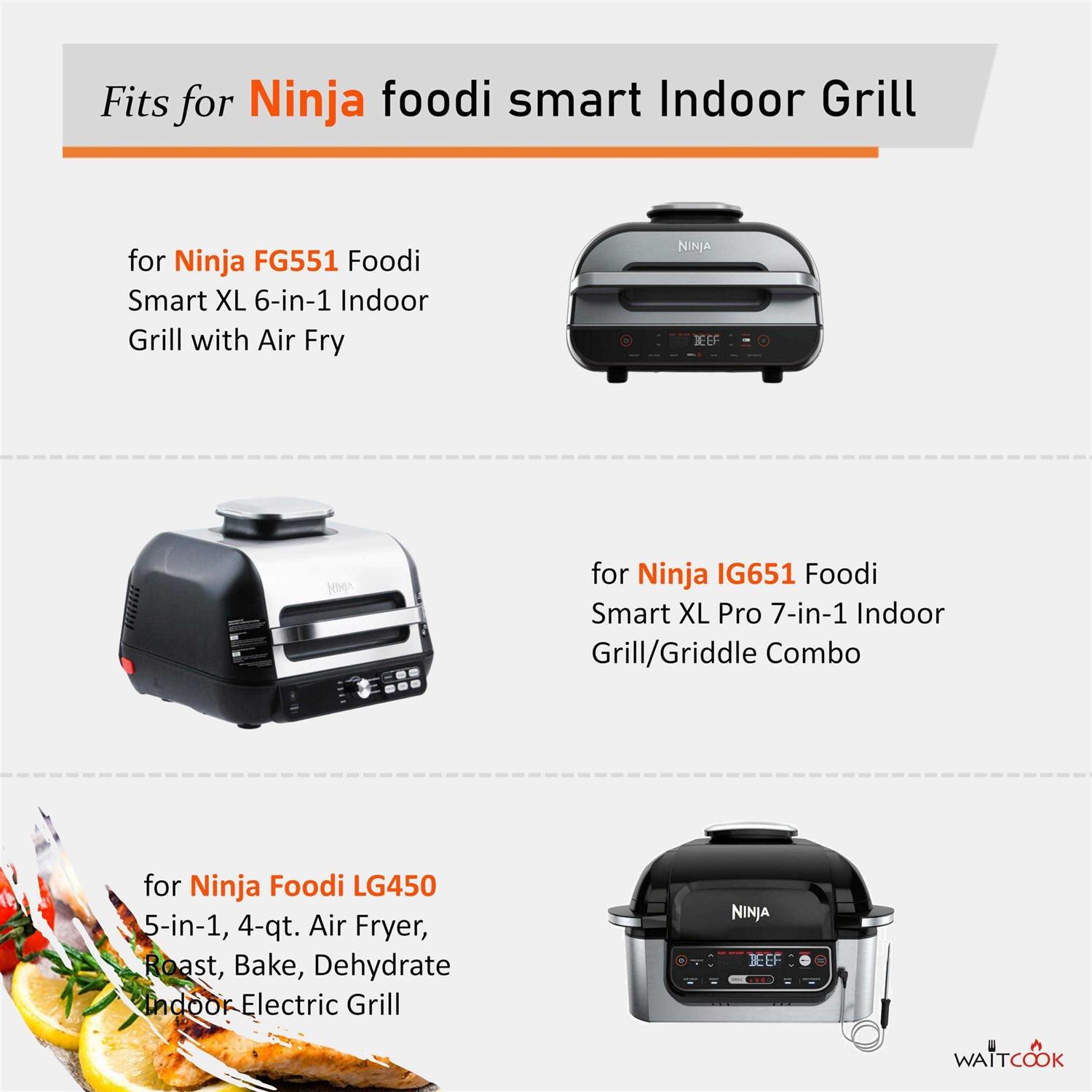 Smart Thermometer Probe for Ninja FG550/FG551 Smart XL 6-in-1 Indoor ...