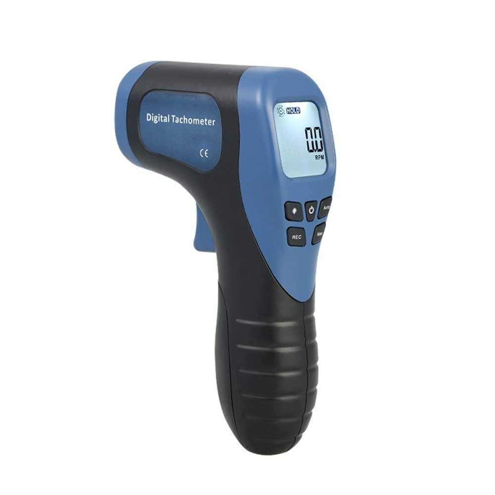 Handheld Digital Laser Tachometer Non-Contact RPM Meter Motor Speed ...