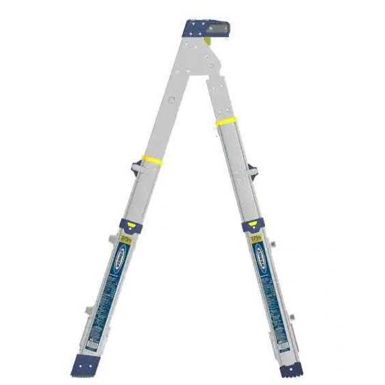 Werner Multi-Max Pro Reach Aluminum Multi-Position Ladder - Hardware ...