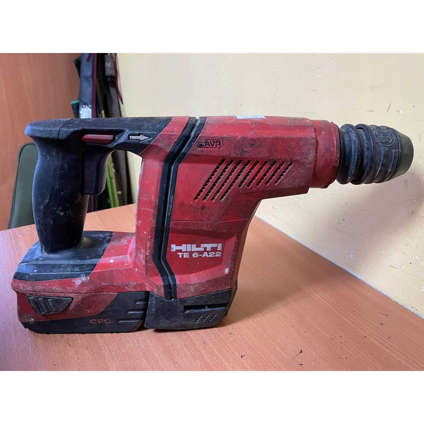 Hilti 22V Lithium-Ion Cordless TE 6-A22 SDS Plus 1/2 in. Rotary Hammer ...