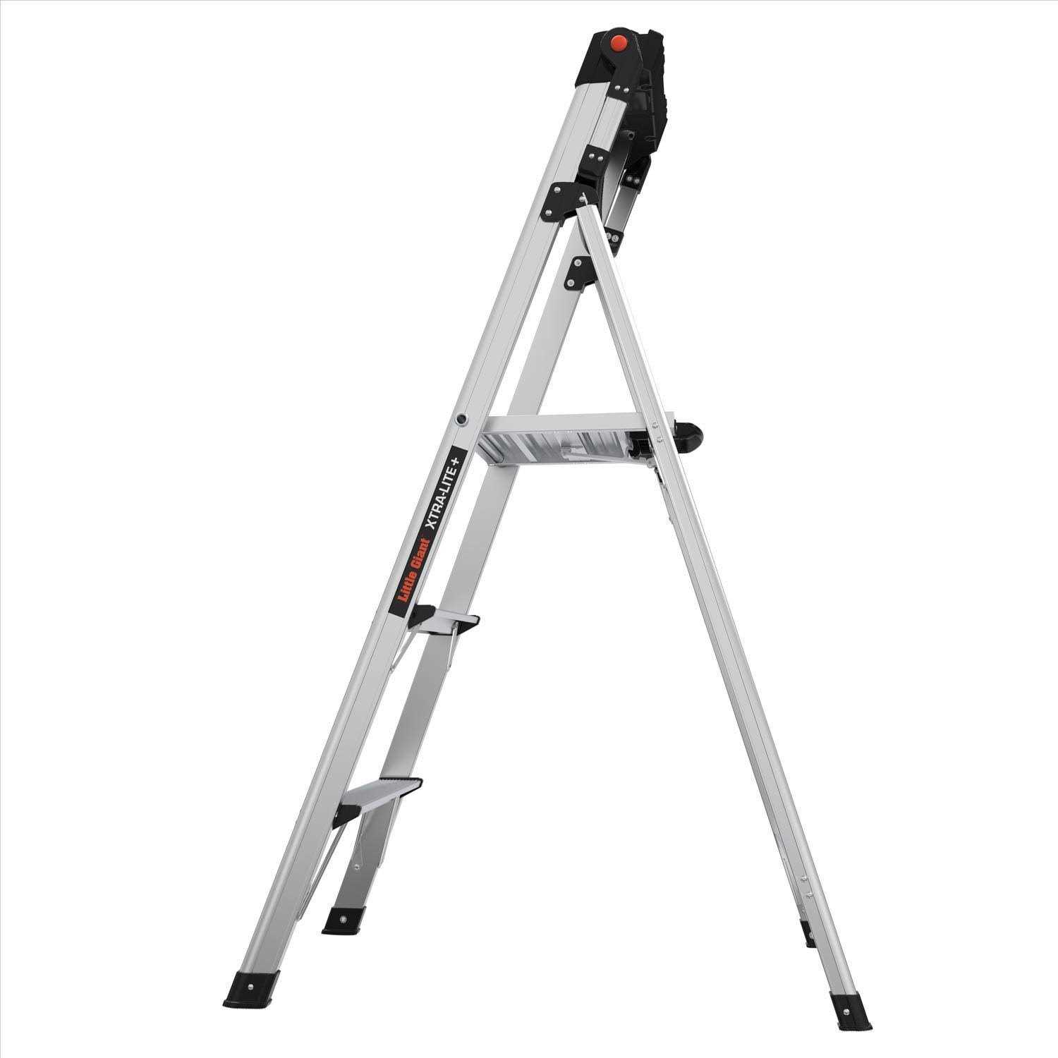 Little Giant Xtra-Lite Plus 5 ft. H Aluminum Step Ladder Type IAA 375 ...