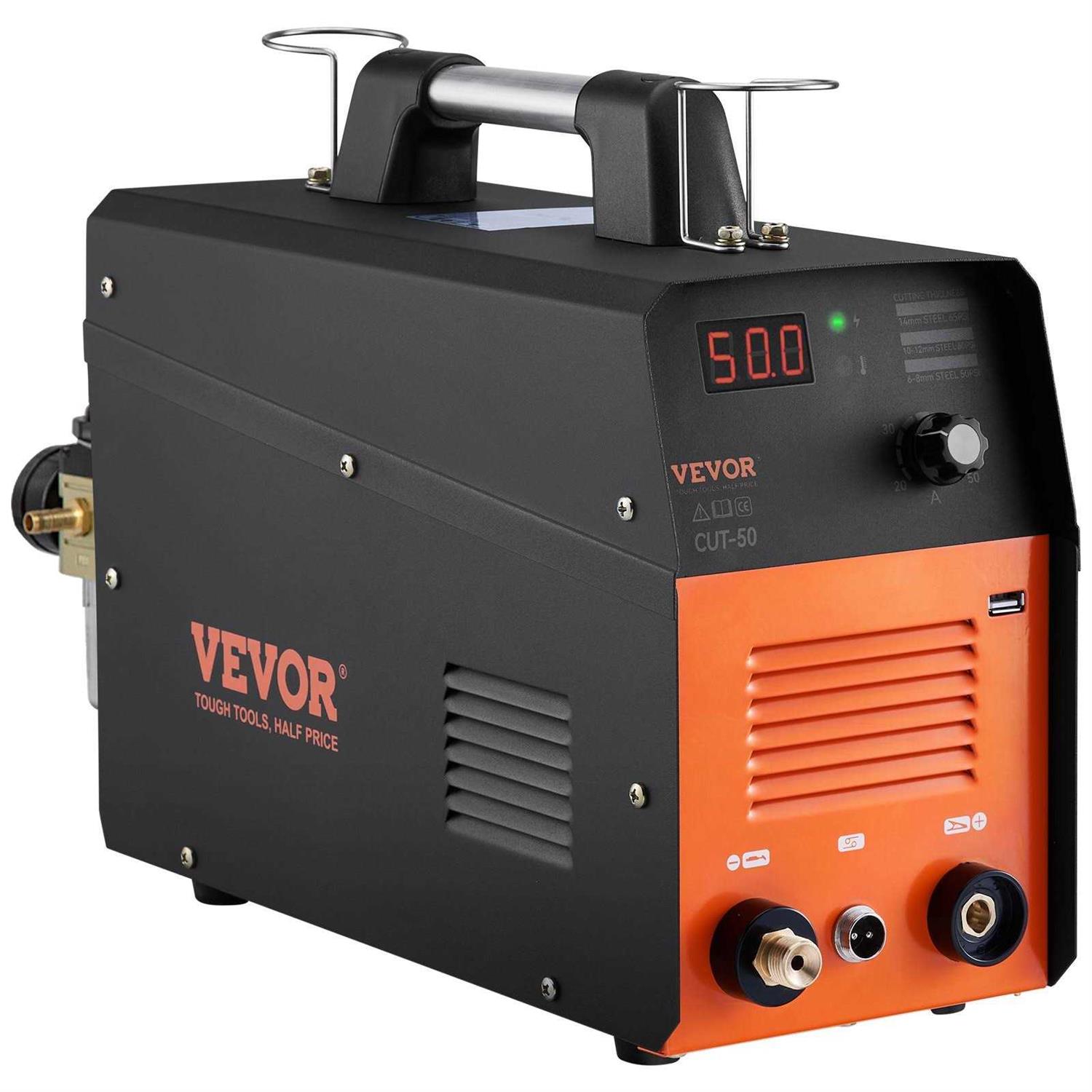 VEVOR Plasma Cutter 50Amp Air Cutting Machine with Plasma Torch 110V ...