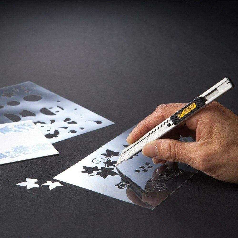 Olfa 141b 9mm Stainless Steel Auto-Lock Utility Knife - Hardware&Tools ...