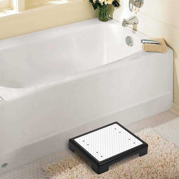 Single Step Polypropylene Wide Platform Indoor/Outdoor Safety Step ...