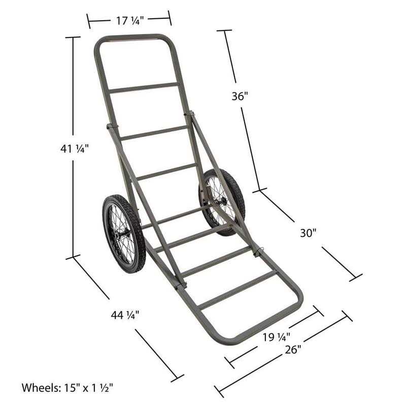 Kill Shot 300 lb. Capacity Folding Game Cart GAME-CART-SM - Hardware ...
