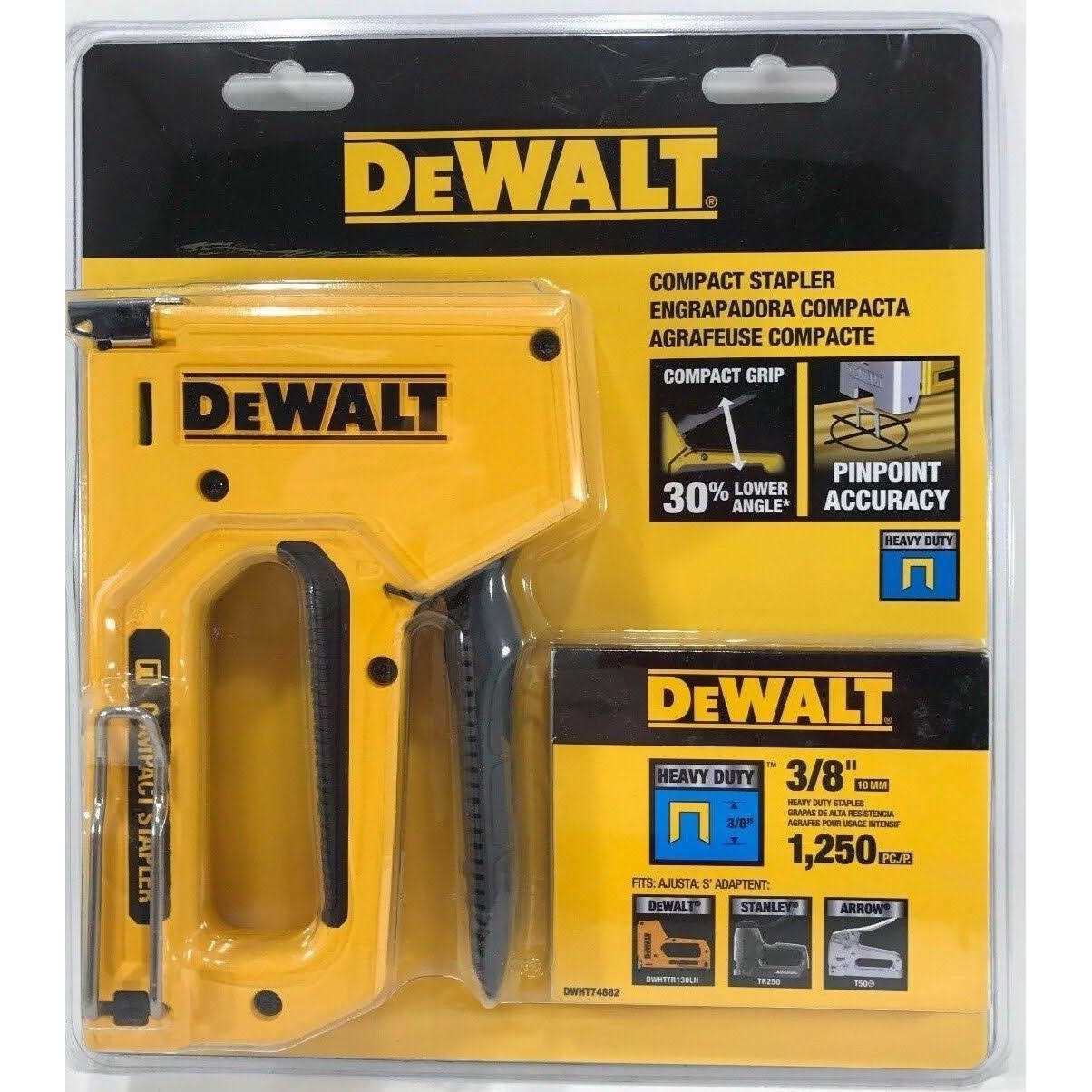 DEWALT 4 in. Heavy-Duty Compact Staple Gun - Hardware&Tools Online Store