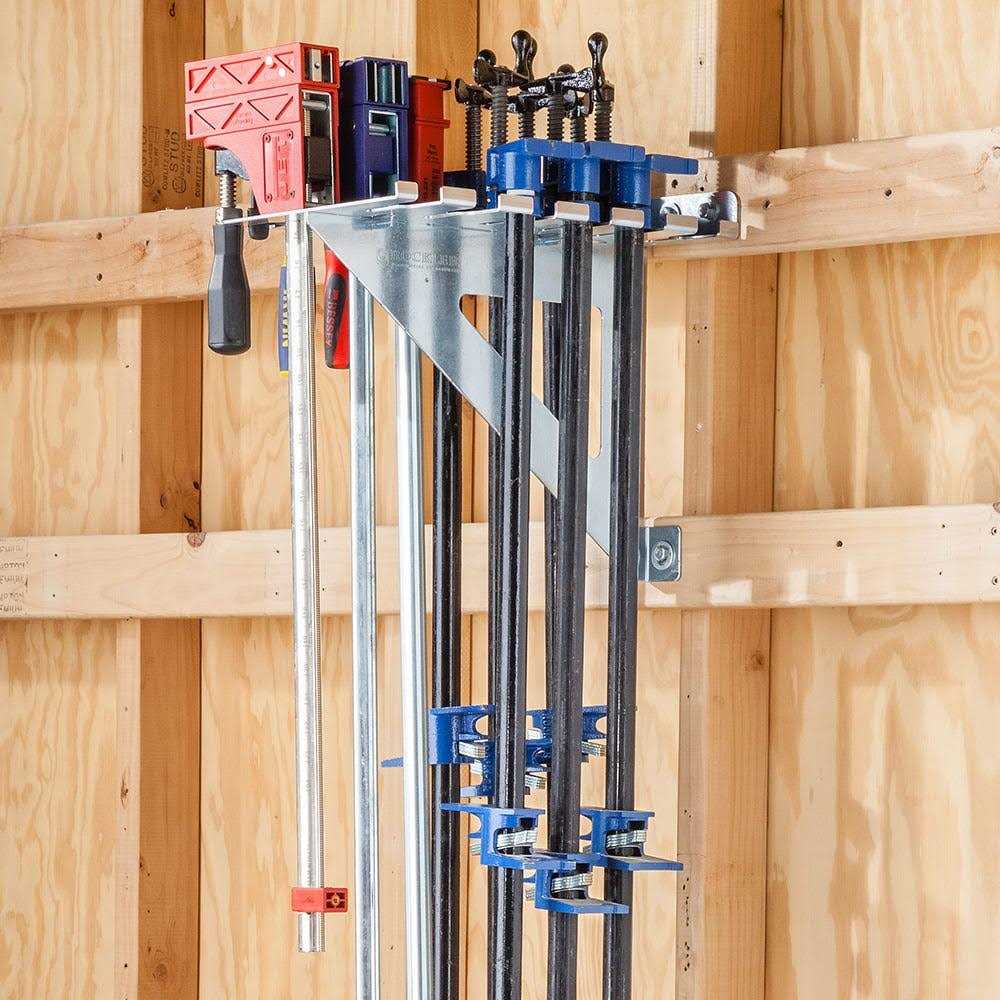 Rockler HD Pipe Clamp Rack – Rack Helps to Store Heavy Duty Clamps – 12 ...